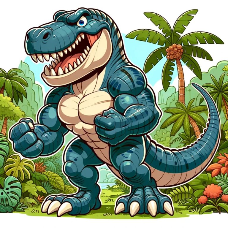 Den store og farlige Tyrannosaurus Rex Rexy - Godnathistorien